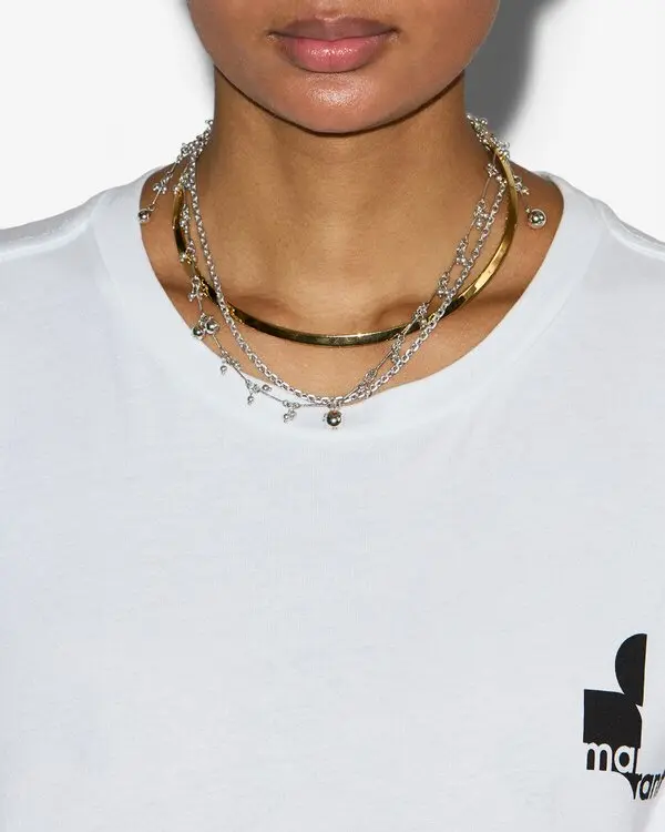 Isabel Marant Freya Choker Necklace - Silver/gold