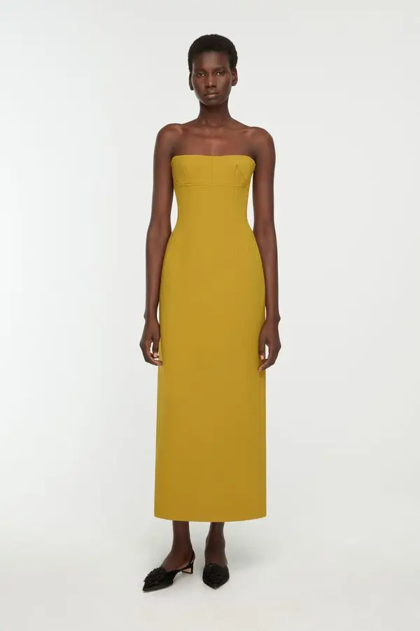 EMILIA WICKSTEAD Zenovia Dress Birdseye Suiting