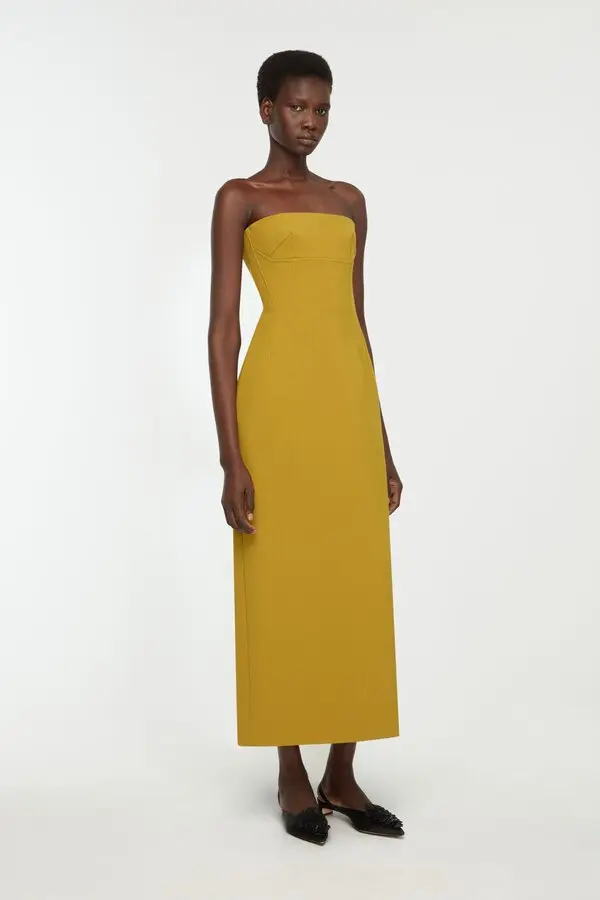 EMILIA WICKSTEAD Zenovia Dress Birdseye Suiting