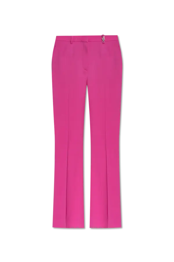 Versace Wool Pleated Trousers