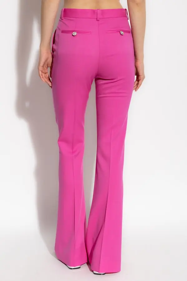 Versace Wool Pleated Trousers