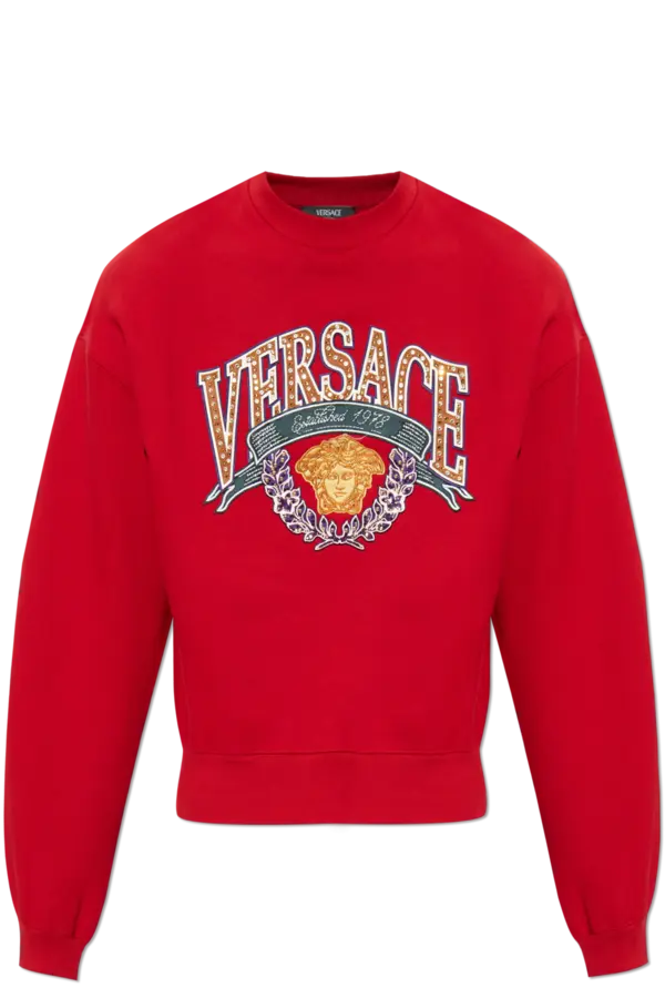 Versace Sequin-embellished Sweatshirt