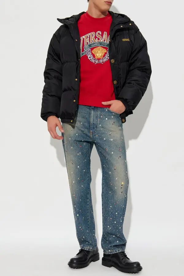 Versace Sequin-embellished Sweatshirt