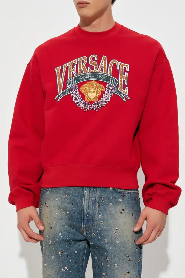 Versace Sequin-embellished Sweatshirt