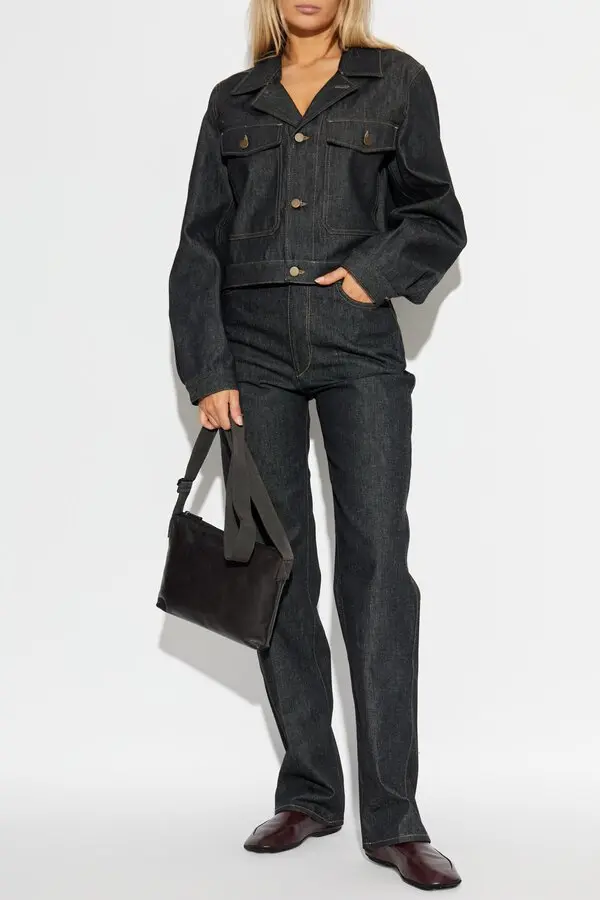 LEMAIRE Denim Jacket - Black