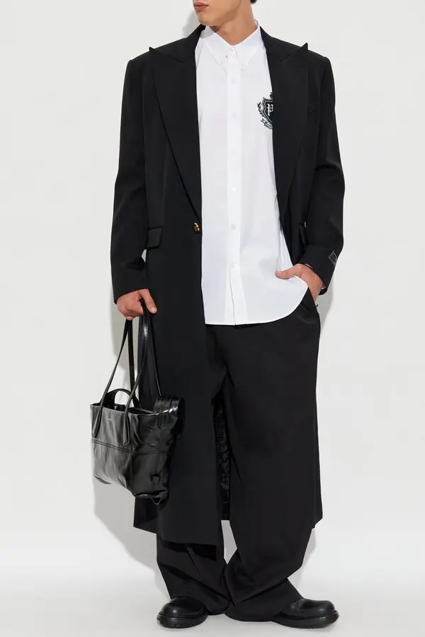 Balmain Wool Overcoat