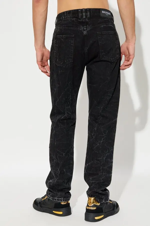 Balmain Vintage Effect Jeans