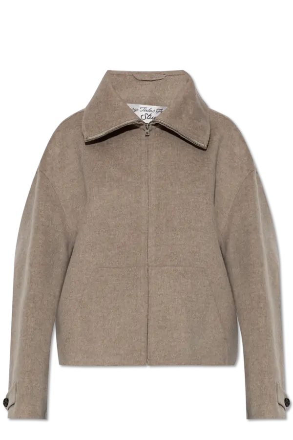 Acne Studios Wool-cashmere Blend Jacket - Grey