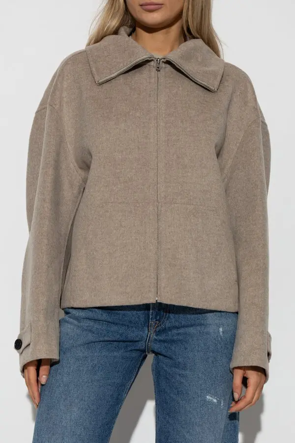Acne Studios Wool-cashmere Blend Jacket - Grey
