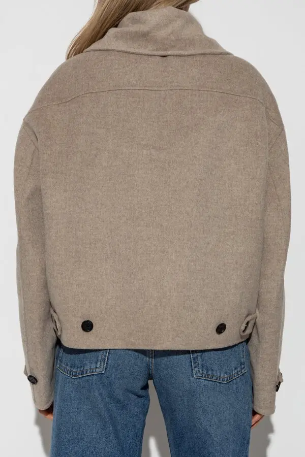 Acne Studios Wool-cashmere Blend Jacket - Grey