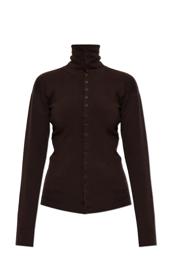 LEMAIRE Cardigan With Stand-up Collar