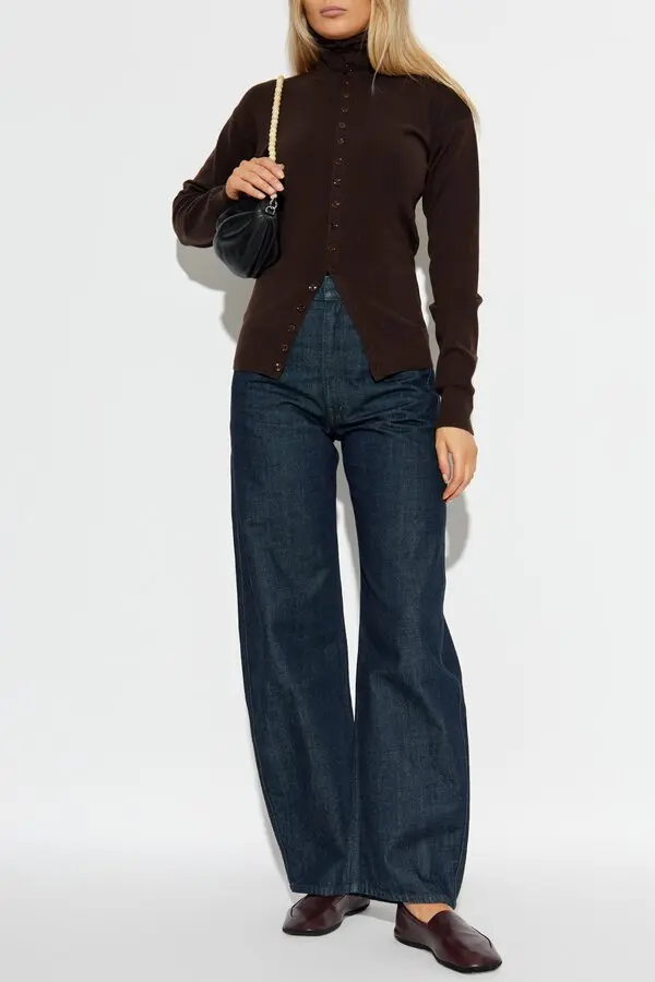 LEMAIRE Cardigan With Stand-up Collar