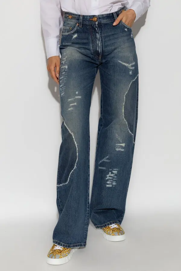 Versace Vintage-effect Jeans