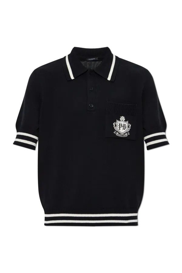 Balmain Polo With Pocket