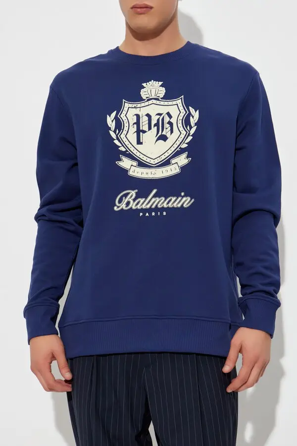 Balmain Sweatshirt With Printed Logo