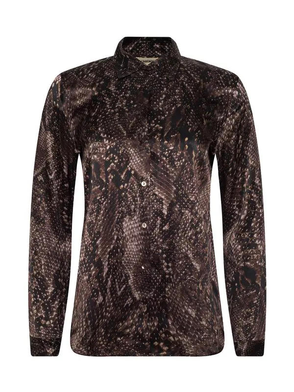 L'Agence Tyler Printed Silk Blouse