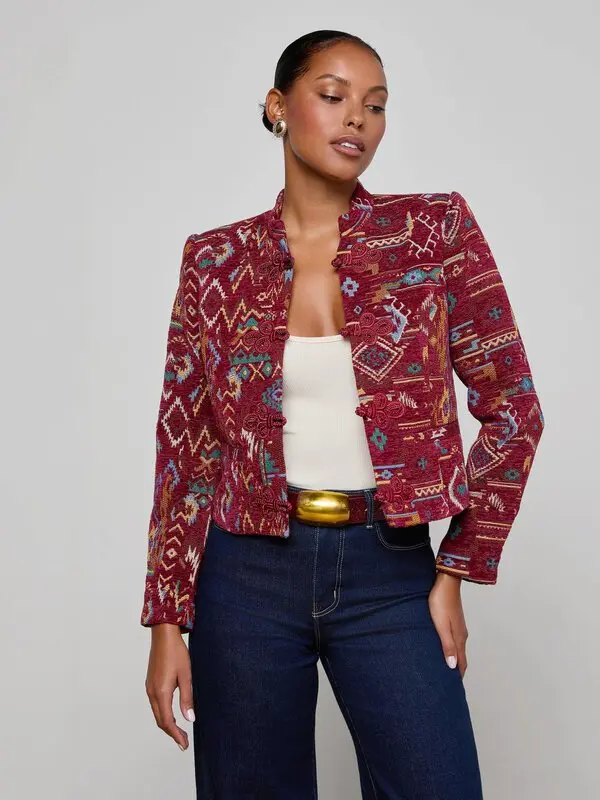 L'Agence Asha Jacquard Jacket