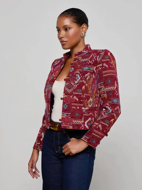 L'Agence Asha Jacquard Jacket