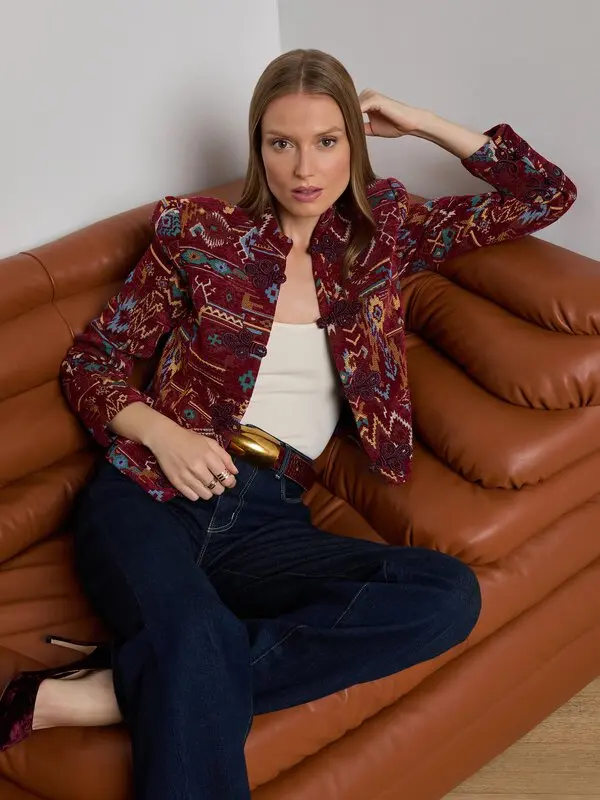 L'Agence Asha Jacquard Jacket