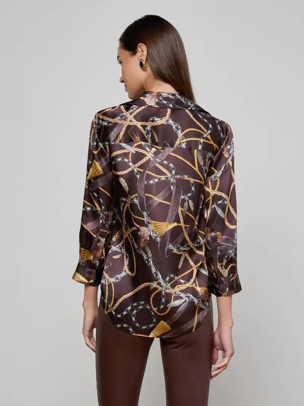 L'Agence Dani Silk Blouse