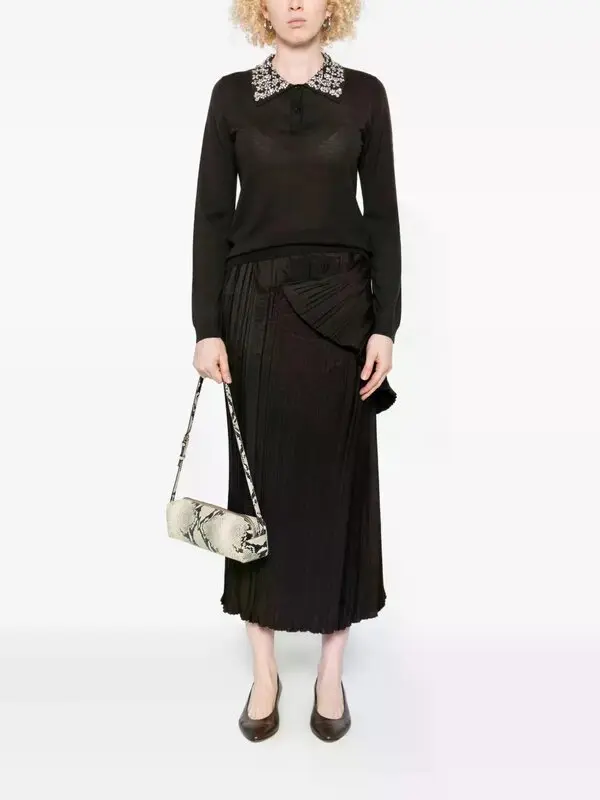 Liviana Conti Plissé Skirt