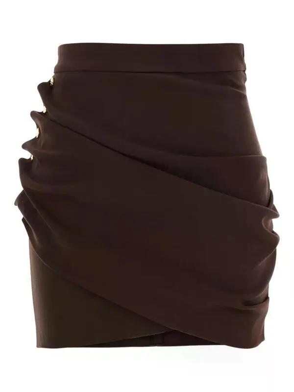 Elisabetta Franchi Ruffled Miniskirt