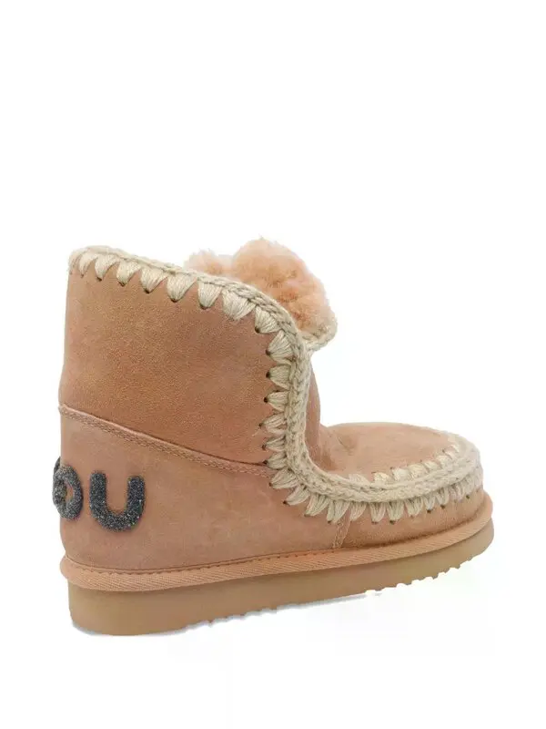 Mou Eskimo 18 Suede Appliqué Boots