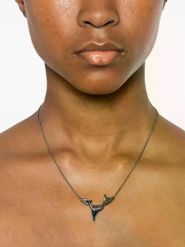 SHAUN LEANE Rose Thorn Branch Pendant Necklace