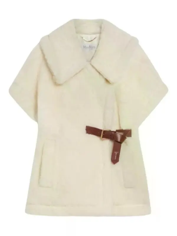 Max Mara Belted Sleeveless Cape