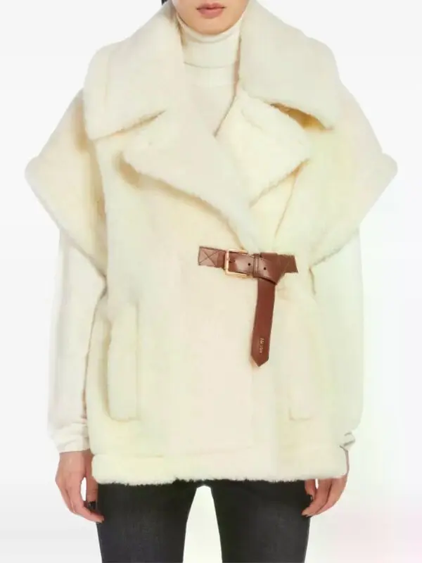 Max Mara Belted Sleeveless Cape