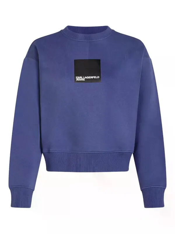 Karl Lagerfeld Box Logo Sweatshirt - Blue