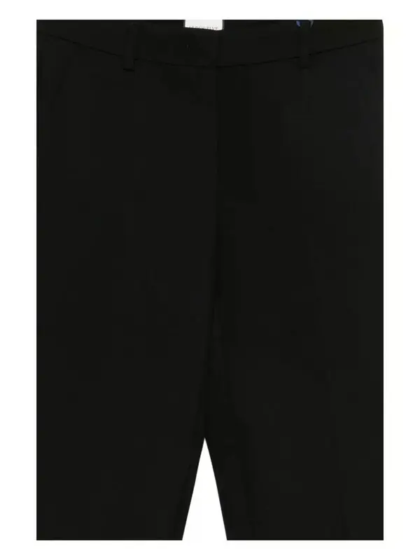 Seductive Straight-leg Trousers - Black