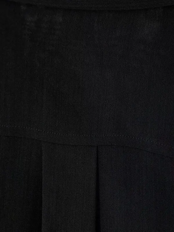 TOTEME Lavallière Long-sleeve Shirt - Black