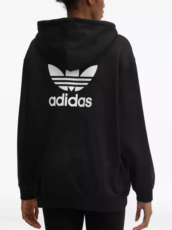 Adidas Logo-embroidered Hoodie