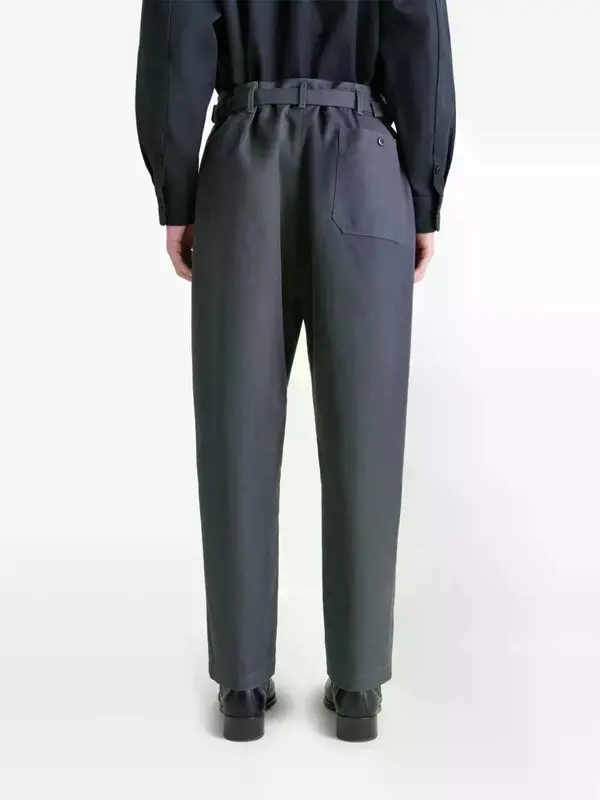 LEMAIRE Adjustable-waist Trousers - Blue
