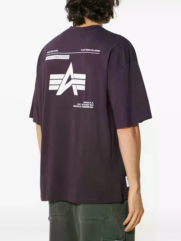 Alpha Industries Logo Code Printed T-shirt