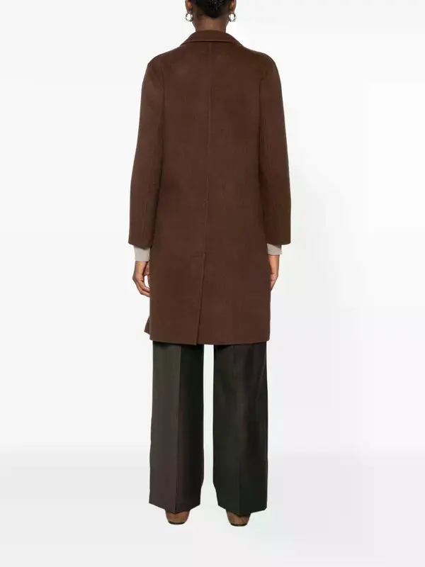 BETTA CORRADI Double-breasted Coat - Brown