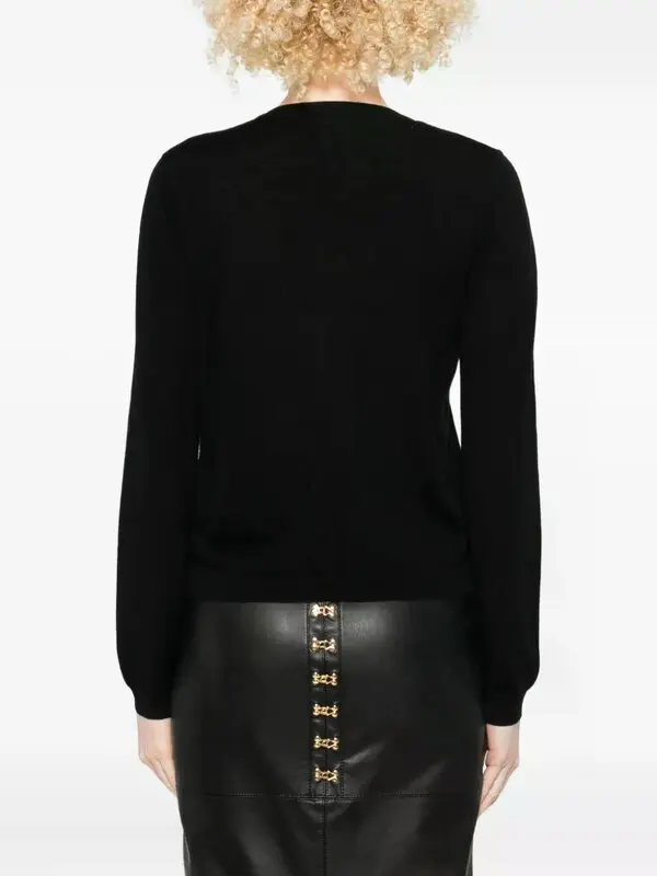 Liviana Conti Embellished Wool Cardigan