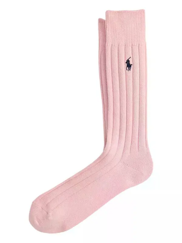 Ralph Lauren Ribbed Knit Socks - Pink