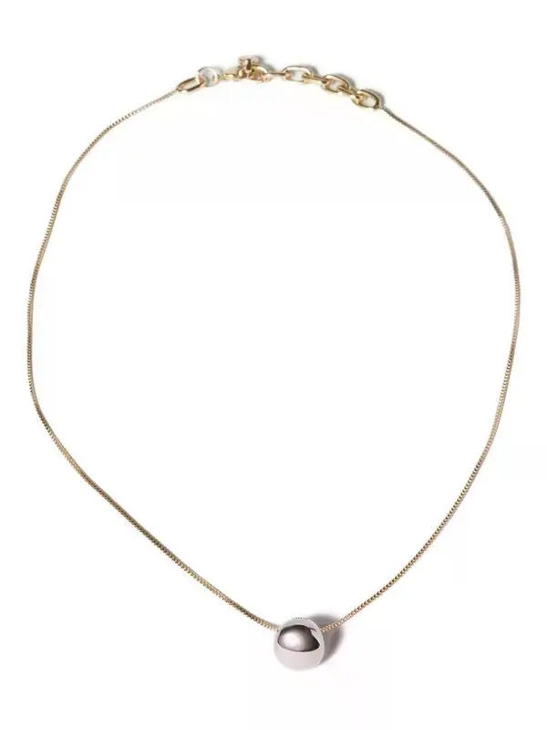 Miu Miu Dome Pendant Necklace - Gold