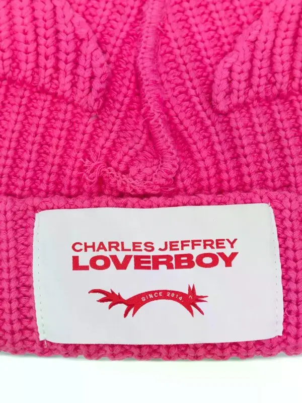 CHARLES JEFFREY Ears Beanie - Pink
