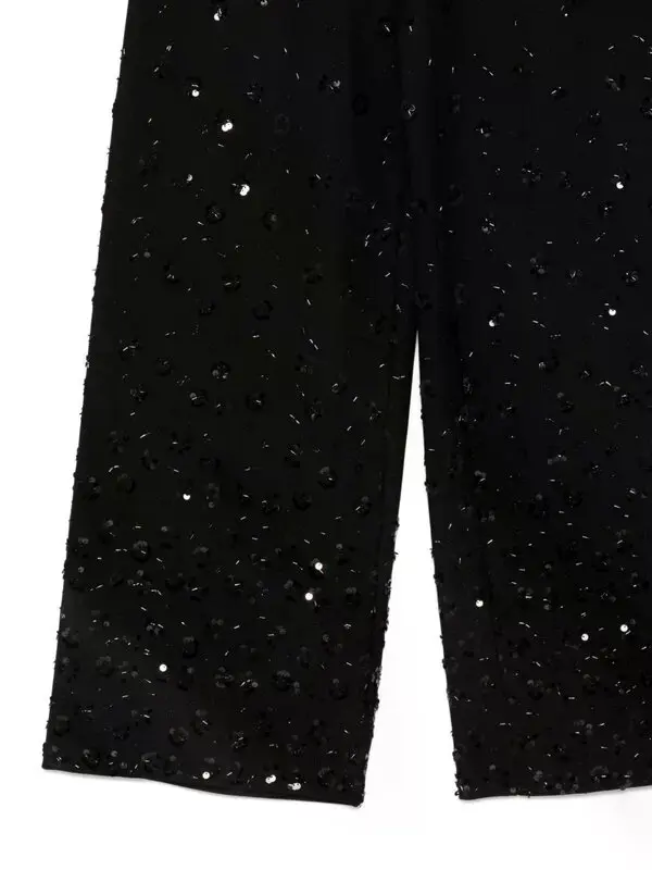 Seductive Sequin-embellished Trousers