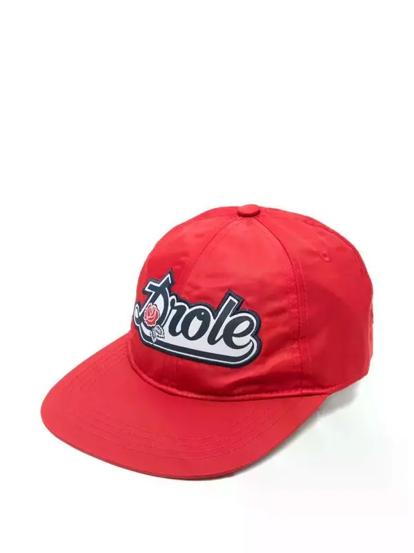 Drole De Monsieur Logo-detail Baseball Cap - Red