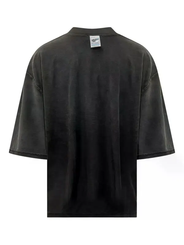 WILLY CHAVARRIA Inside-out Logo-print T-shirt
