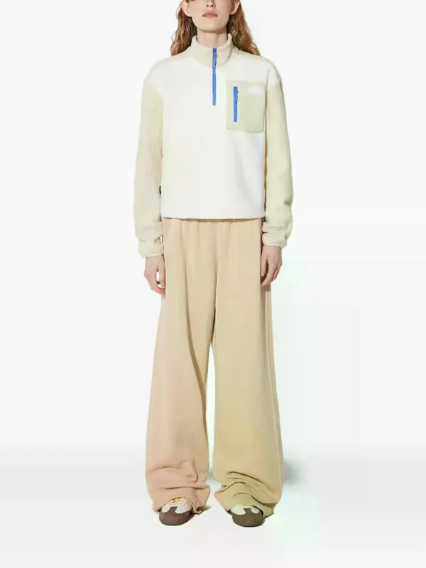 Adidas Logo-embroidered Track Pants - Neutrals