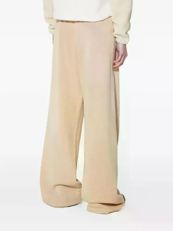 Adidas Logo-embroidered Track Pants - Neutrals