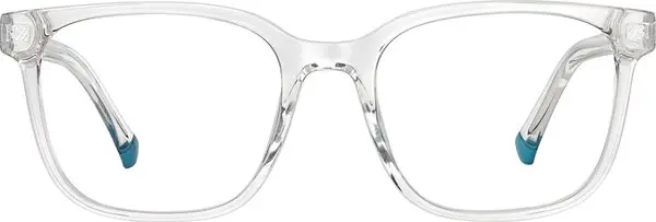 Zenni Square Full Rim Frame With Snap-on Sunlens - Clear