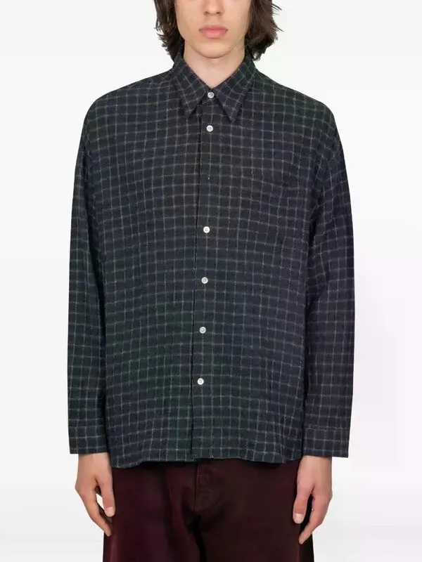 SUNFLOWER Check-print Shirt