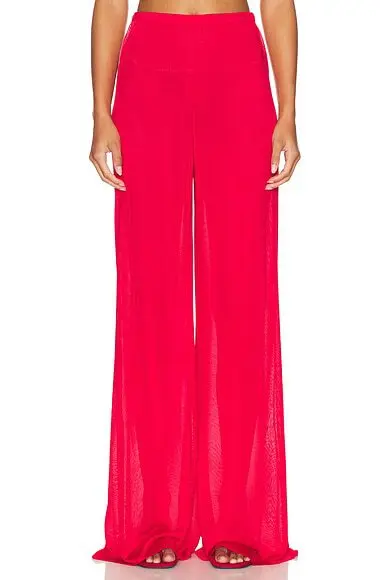 HELSA Arlena Knit Pant - Red