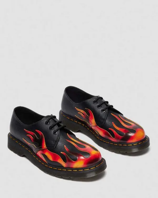 Dr. Martens 1461 Flame Leather Shoes